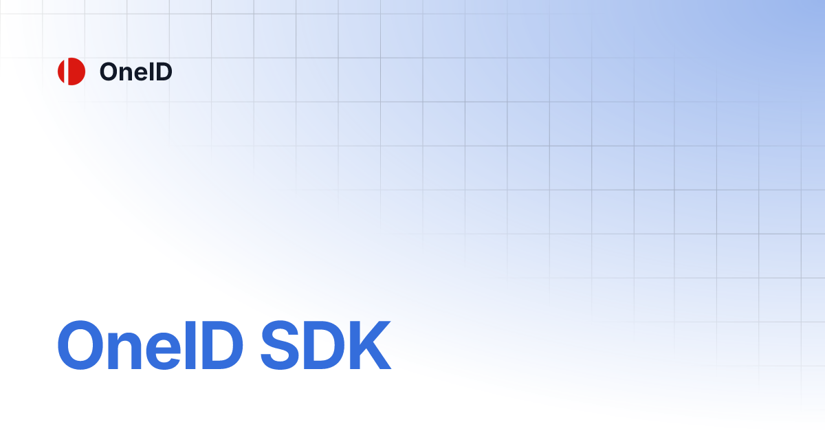 OneID SDK | OneID
